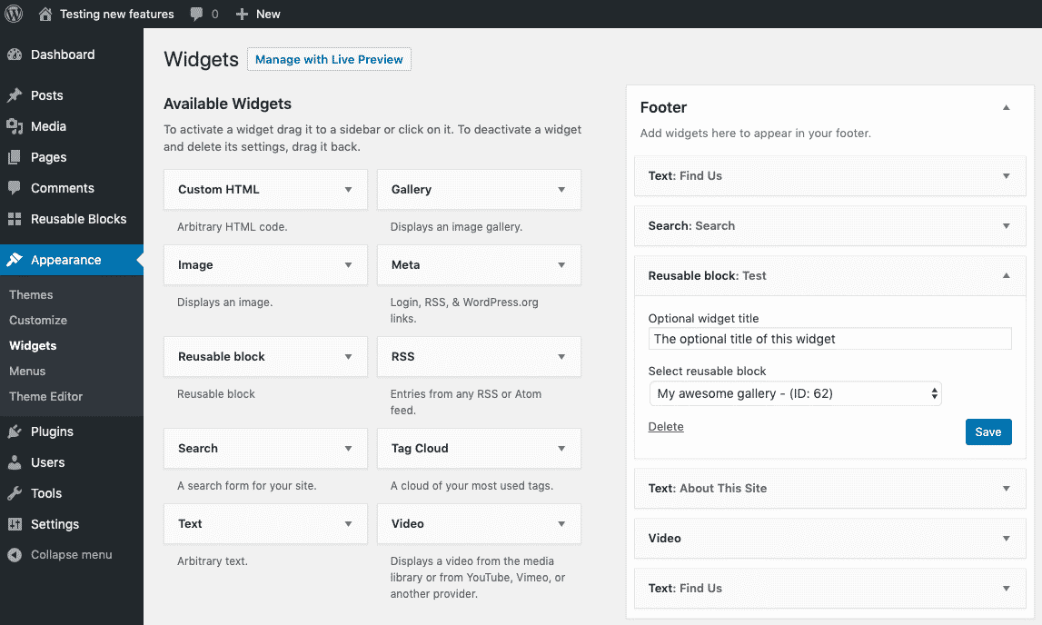 🧱reusable Block Extended A Cool Wordpress Plugin To Extend Gutenberg Reusable Block Feature